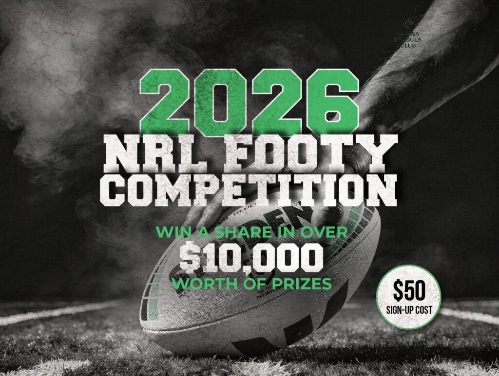 NRL Tipping Competition 2026 - Carina Leagues Club